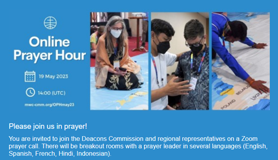 MWC plans online prayer hour - Ohio Mennonite Conference
